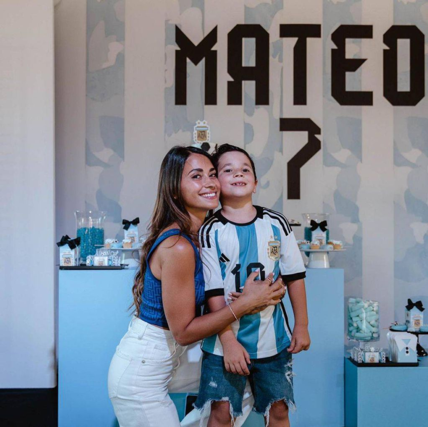 Mateo Messi celebró su cumpleaños con una fiesta con temática de la ...